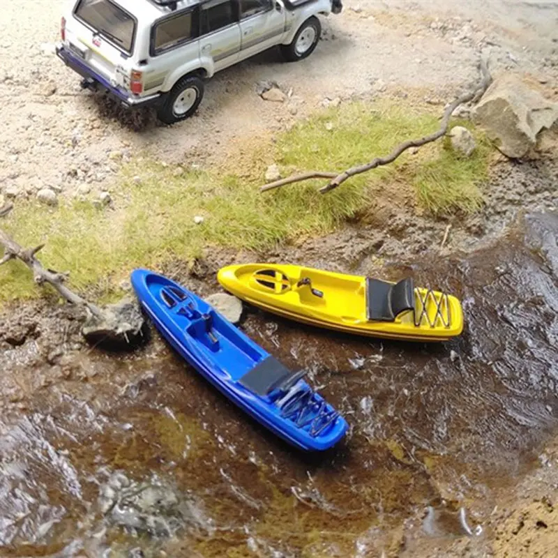 1/87 HO Scale Model Small Boat Dioramas Outdoor Scene Layout Miniature ...