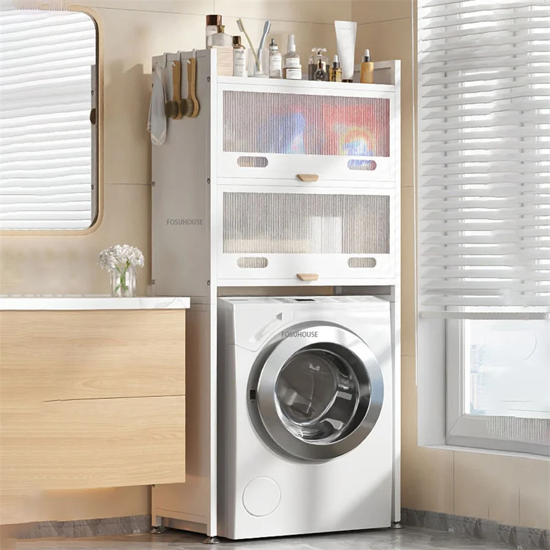 Washing-Machine-Rack-Floor-Multi-layer-Bathroom-Cabinet-Multifunctional ...