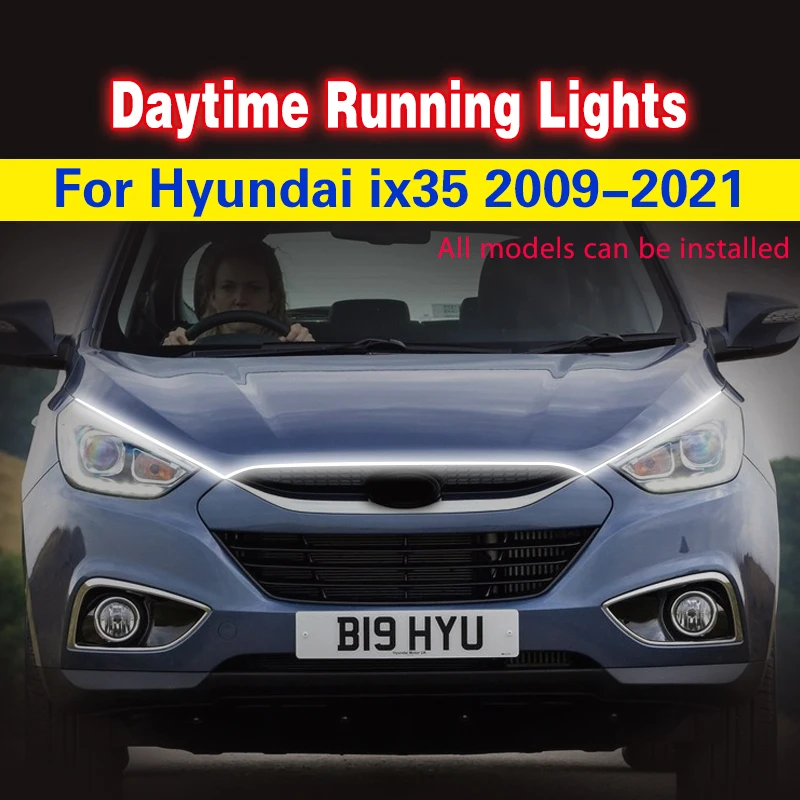 Car-LED-For-Hyundai-IX35-2009-2021-fog-lamp-DRL-Daytime-Running-Lights ...