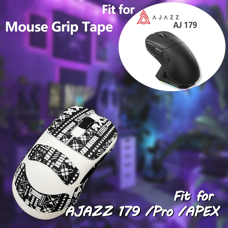 Anti-Slip Grip Tape for AJAZZ 179 Mouse - AJ179 /Pro /APEX Sweatproof ...