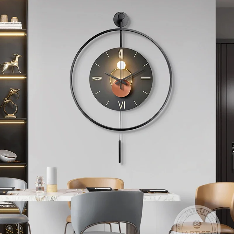 Creative-Wall-Clocks-Design-Aesthetic-Luxury-Art-Mural-Wall-Watch ...