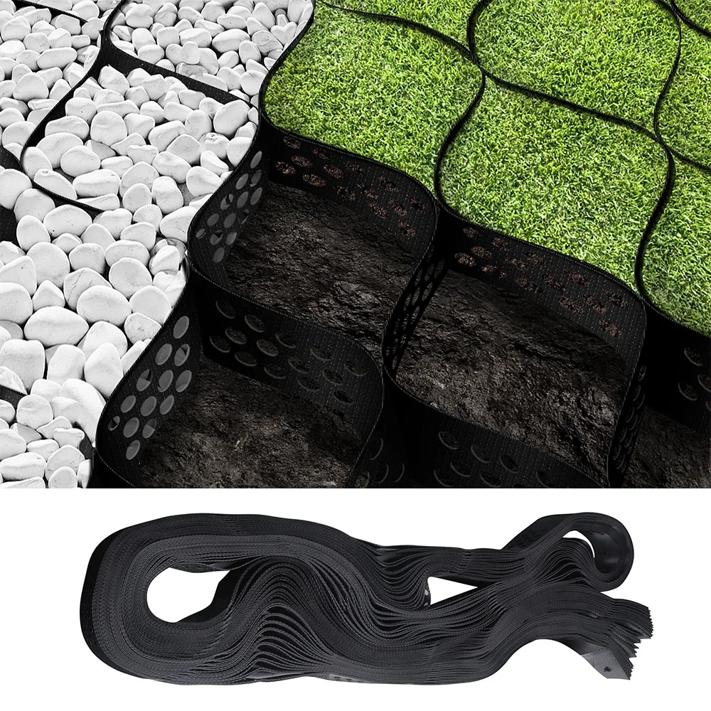 5 x 3m Gravel Ground Grid-Foldable Geo Grid Driveway Stabilization ...