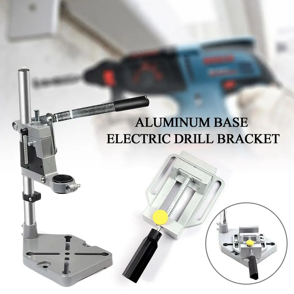 Electric-Bench-Drill-Stand-Grinder-Vise-Bracket-Multifunctional-Holder ...