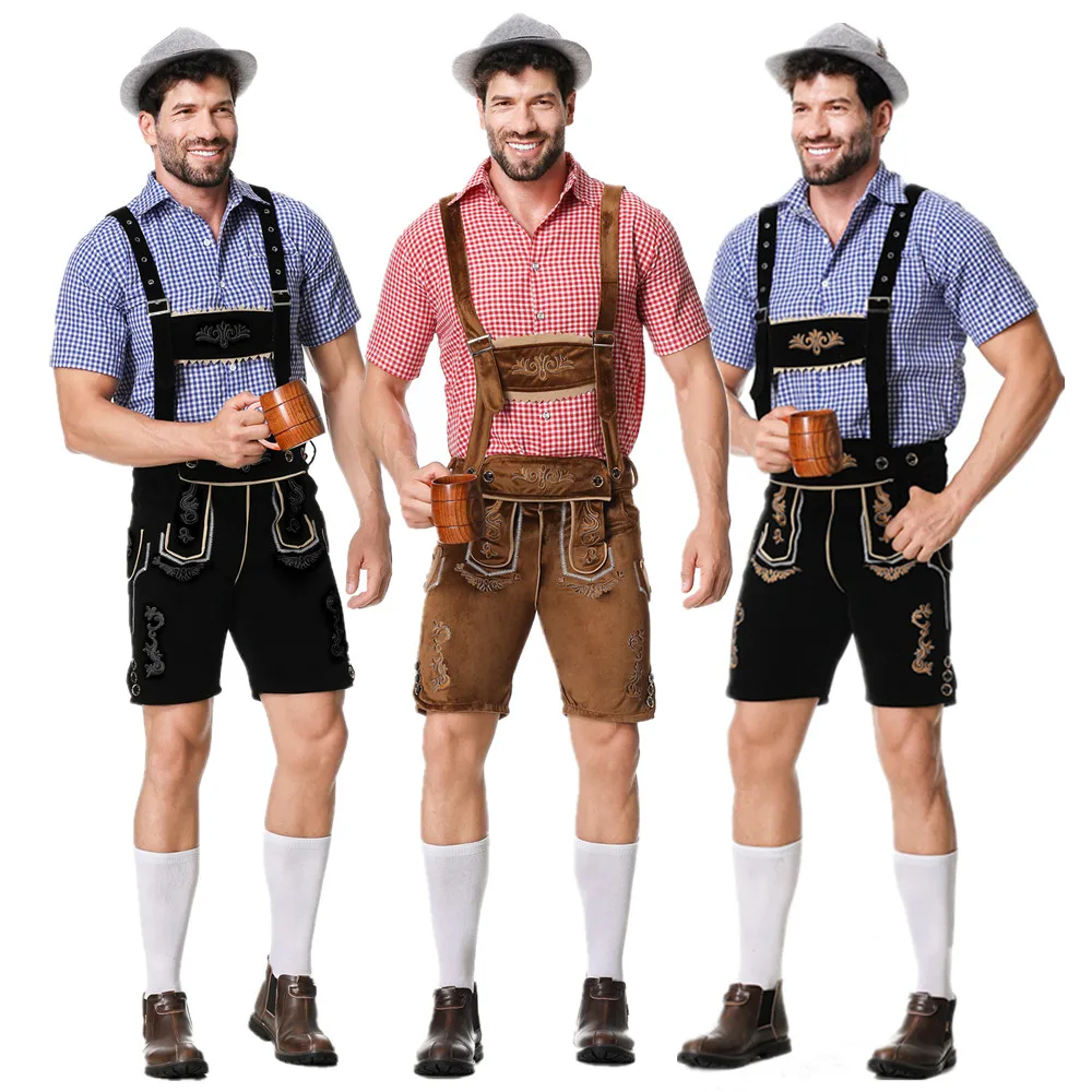 Erkek-Oktoberfest-Lederhosen-kost-m-Bavarian-German-berfest-alman-bira ...