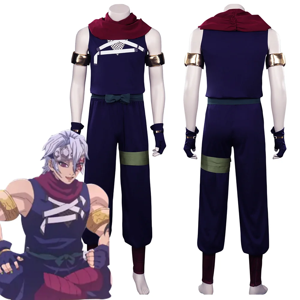 Anime Demon Slayer Uzui Tengen Ninja Cosplay Costumes - AllCosplay.com