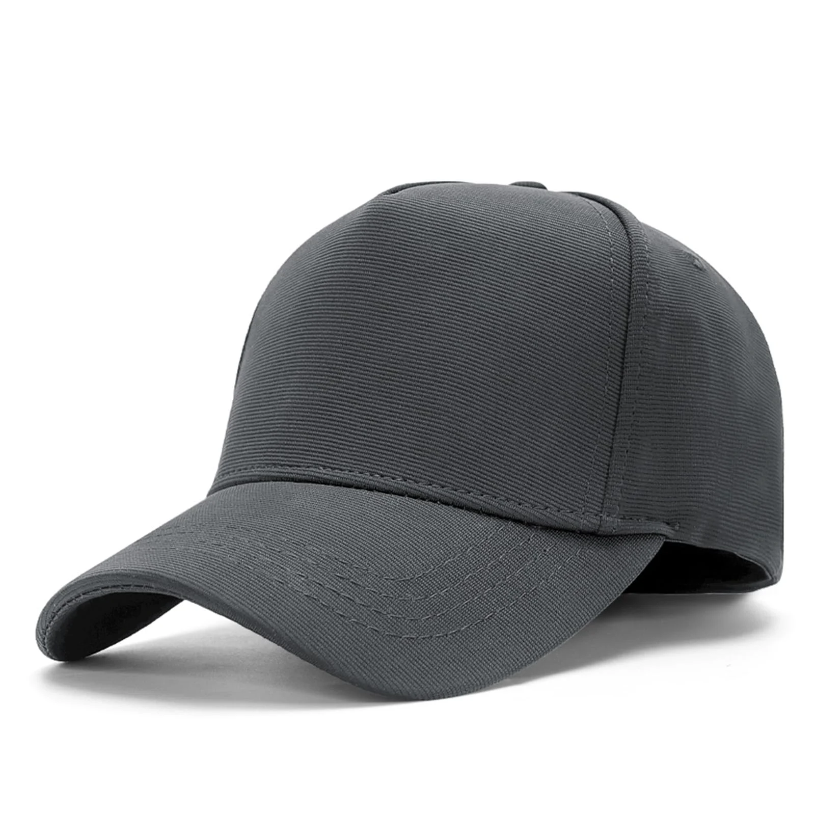 5-Panels-High-Crown-Baseball-Caps-Casual-Full-Closed-Fitted-Plus-Size ...