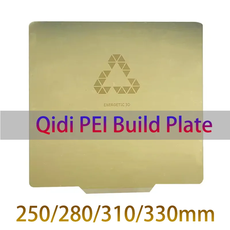 ENERGETIC Qidi plus 4 PEI Build Plate 310x310mm Spring Steel One Side ...