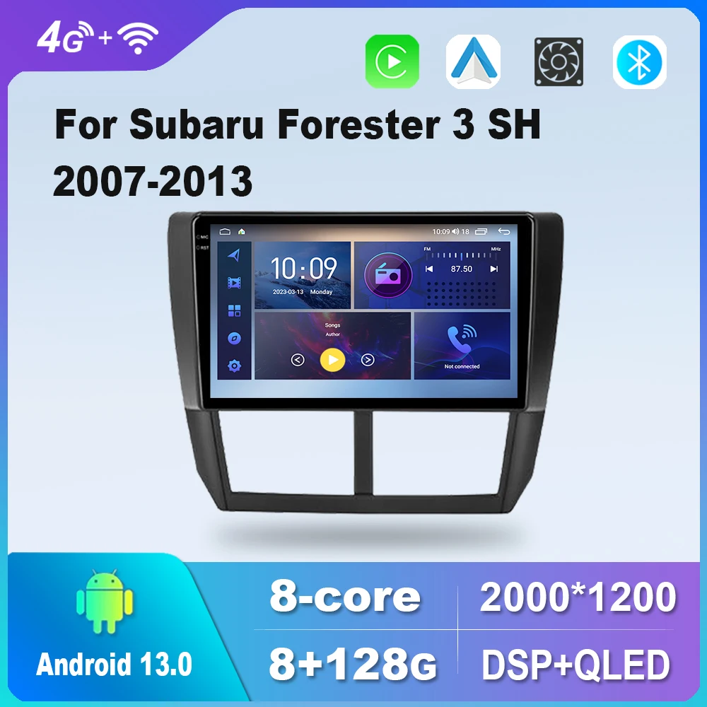 Android 12.0 For Subaru Forester 3 SH 2007 2013 Impreza Multimedia ...