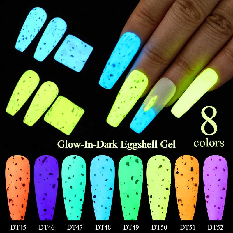 MEET-ACROSS-7ml-Fluorescent-Luminous-Eggshell-Gel-Nail-Polish-Summer ...