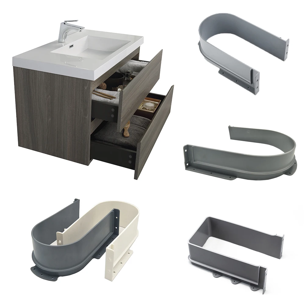 Plastic U Ring Under Sink Bottle Trap Space Bathroom Cabinet Basin ...