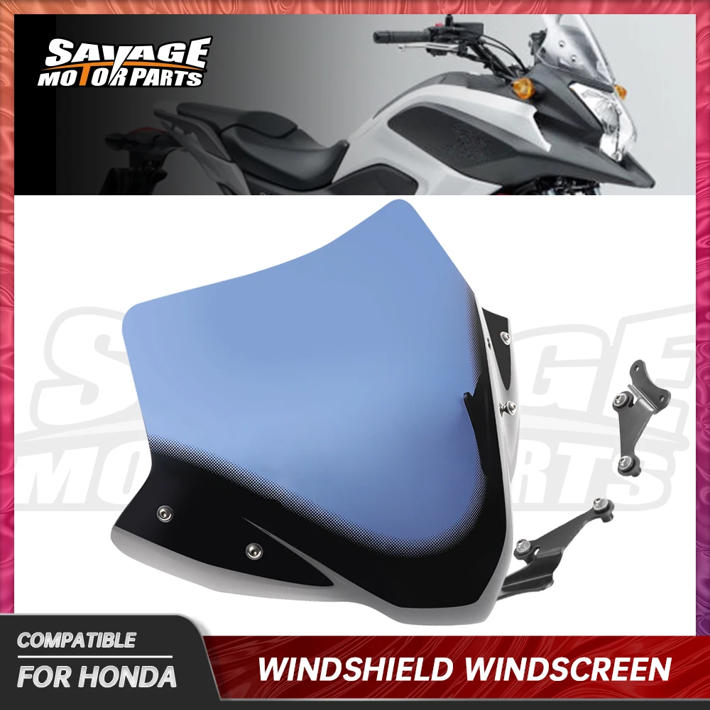 For HONDA NC700X NC750X DCT 2012 2015 Windshield Windscreen Motorcycle ...