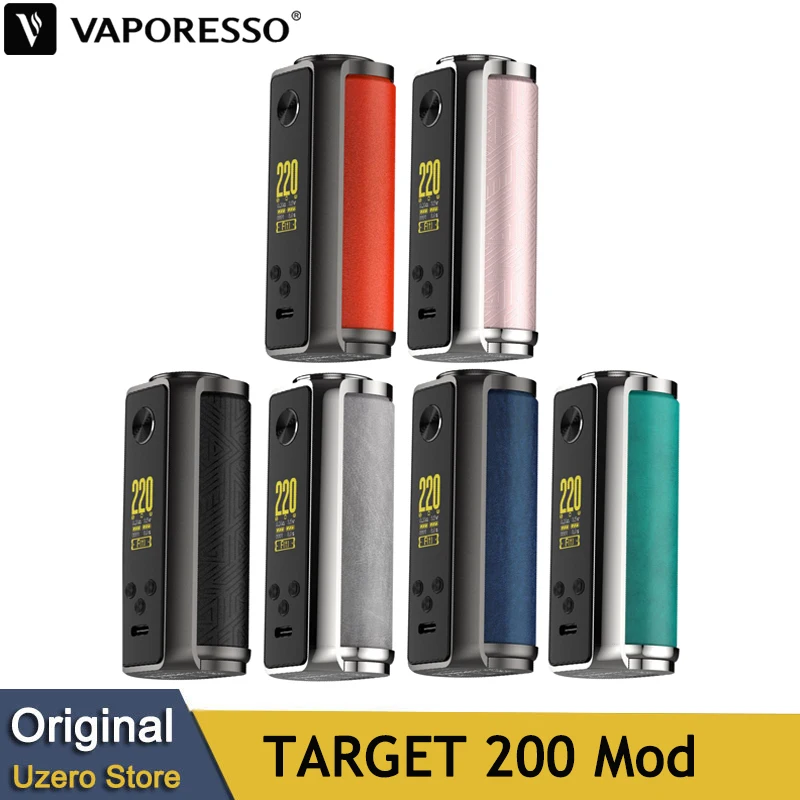 Original-Vaporesso-Target-200-MOD-200W-Box-MOD-Vape-Pod-Support-iTank-2 ...