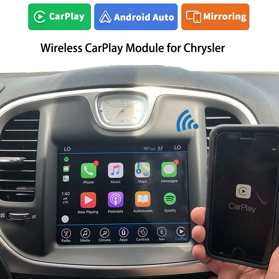 Apple CarPlay Solution for Chysler 300C 2011 Uconnect 8.4N RB5 RE2 ...