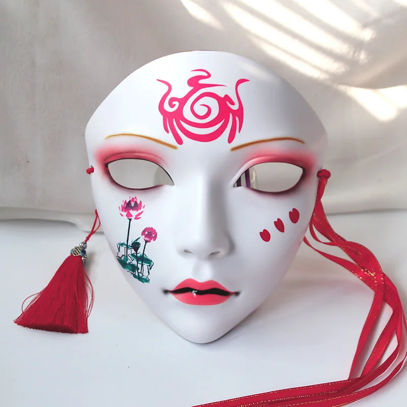 Chinese-Style-Masks-Anime-Cosplay-Mask-Hanfu-Costume-Accessories ...