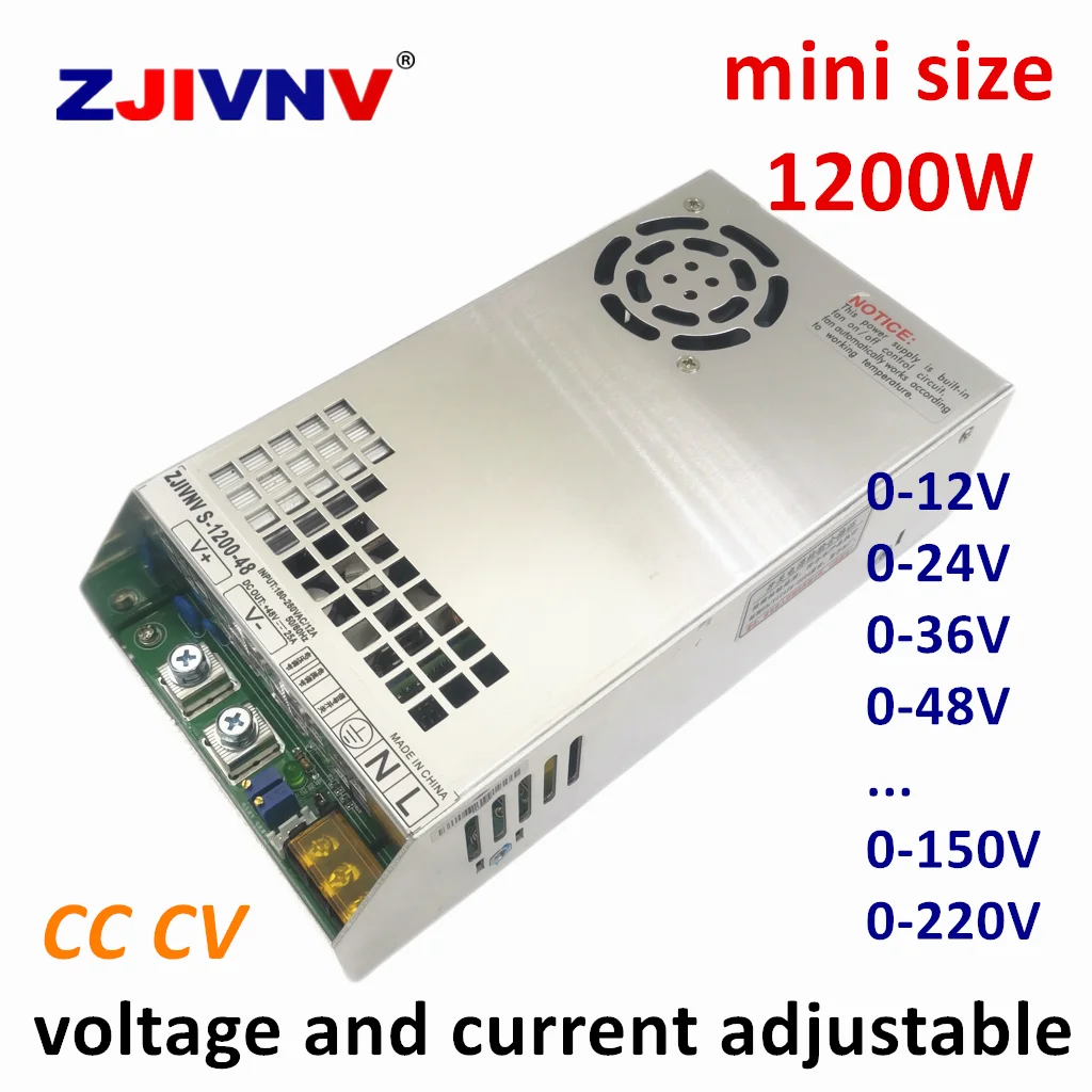 mini-1200W-switching-power-supply-110-220vac-to-DC-12V-24V-36V-48V-80V ...
