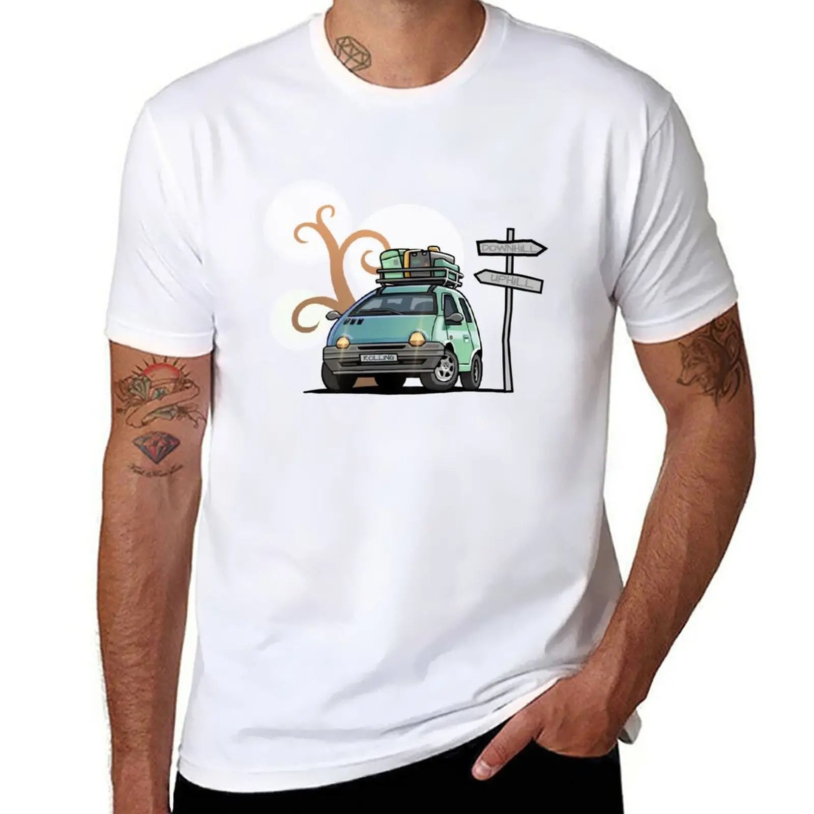 New ROLLING TWINGO T-Shirt boys white t shirts quick drying shirt mens ...