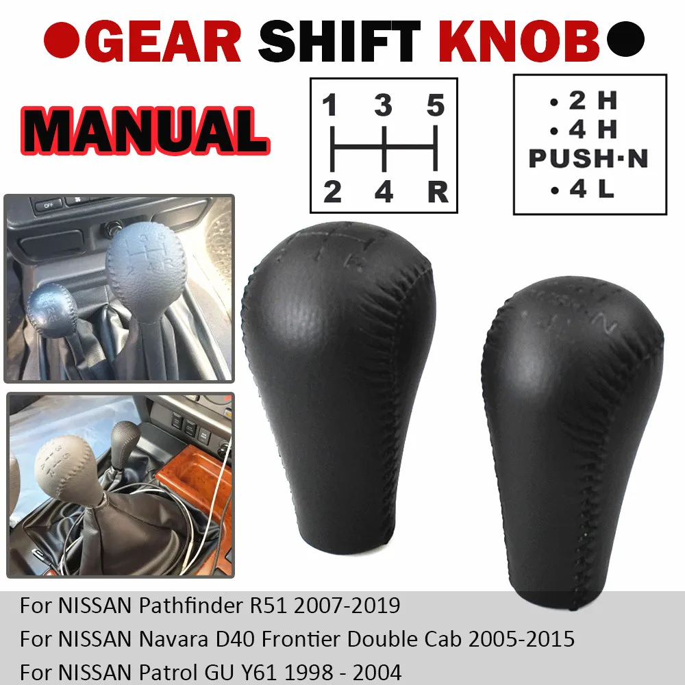 5-Speed-Manual-Transmission-Transfer-Gear-Shift-Knob-For-Nissan-Patrol ...
