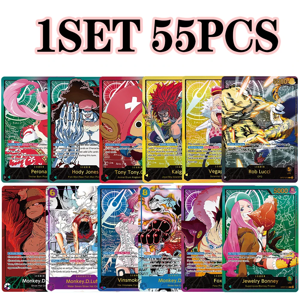 DIY colección OPCG tarjeta líder EB02 Luffy Kalgara Law Anime ONE PIECE ...
