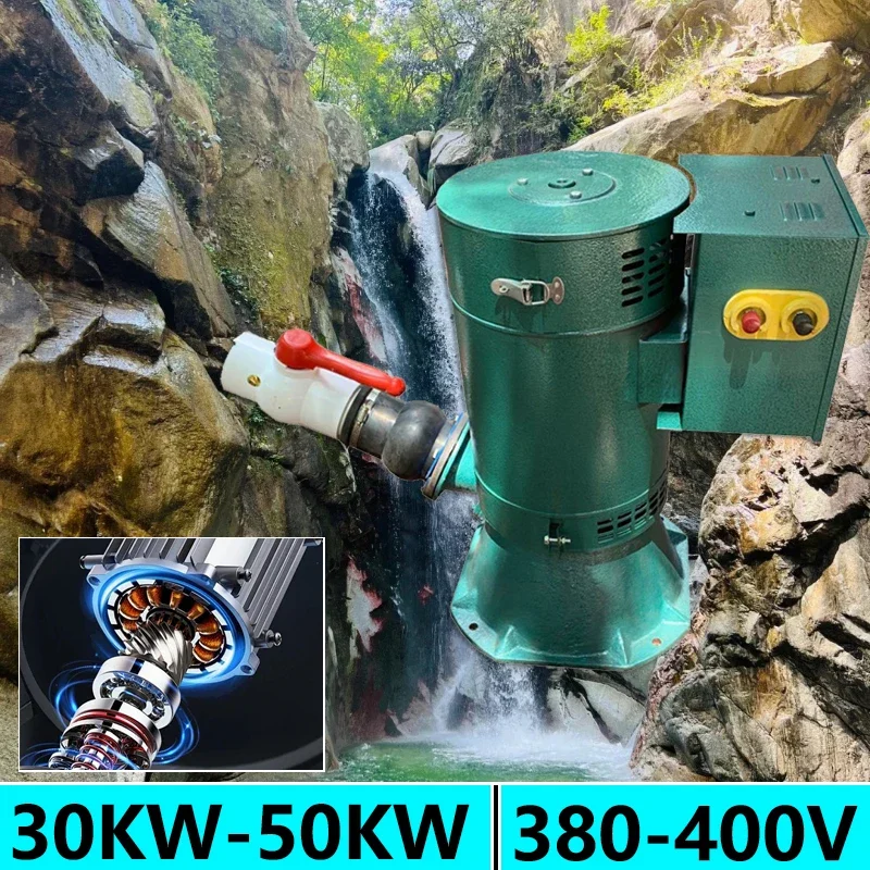 50KW-30KW-Hydro-Generator-Turbine-Flow-Hydraulic-Conversion-Water-Flow ...