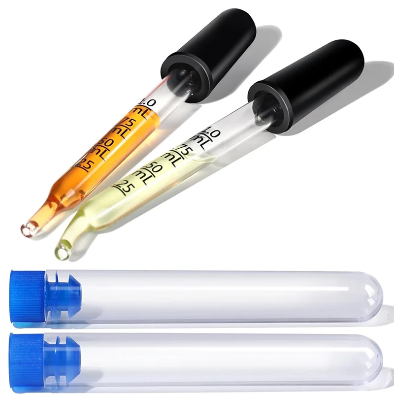 E-Easy To Use-2Pack Eye Dropper Pipettes Dropper 1Ml Glass Droppers ...