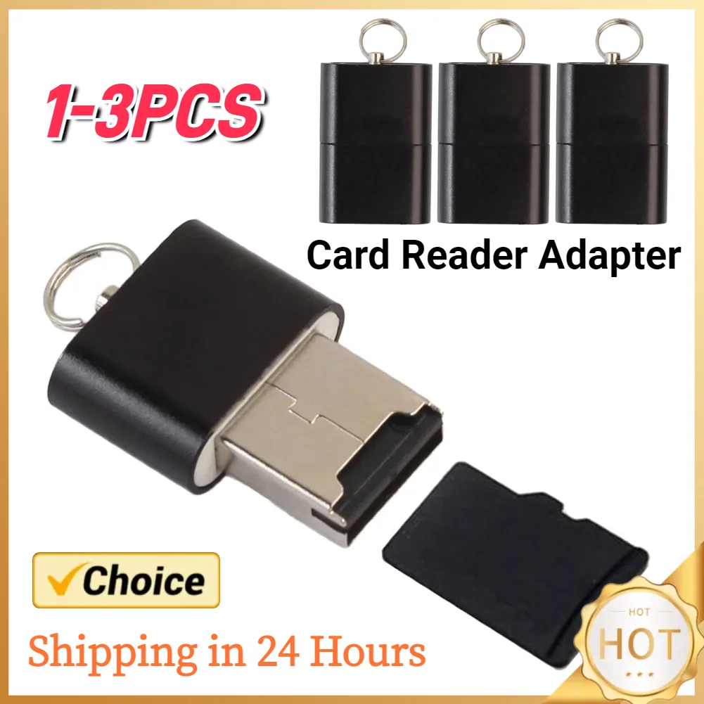 1-3PCS-Mini-Aluminium-Alloy-USB-2-0-T-Flash-TF-Micro-SD-Memory-Card ...
