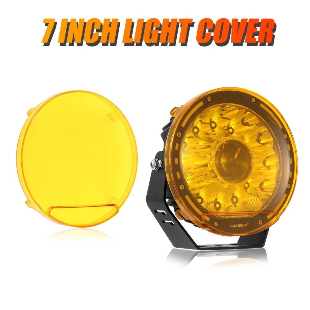 1-Pair-7-9-inch-Round-LED-Spot-Light-Shell-Cover-LED-Work-Light ...