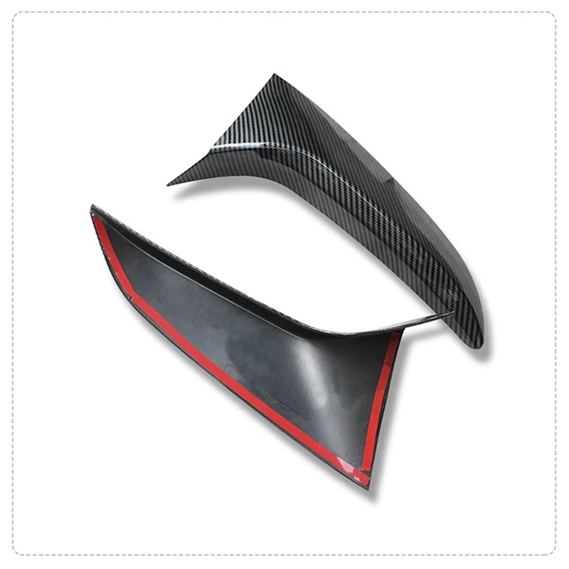 ABS-Carbon-Fiber-Rear-Window-Rear-Wing-Triangular-Decorative-Strip ...