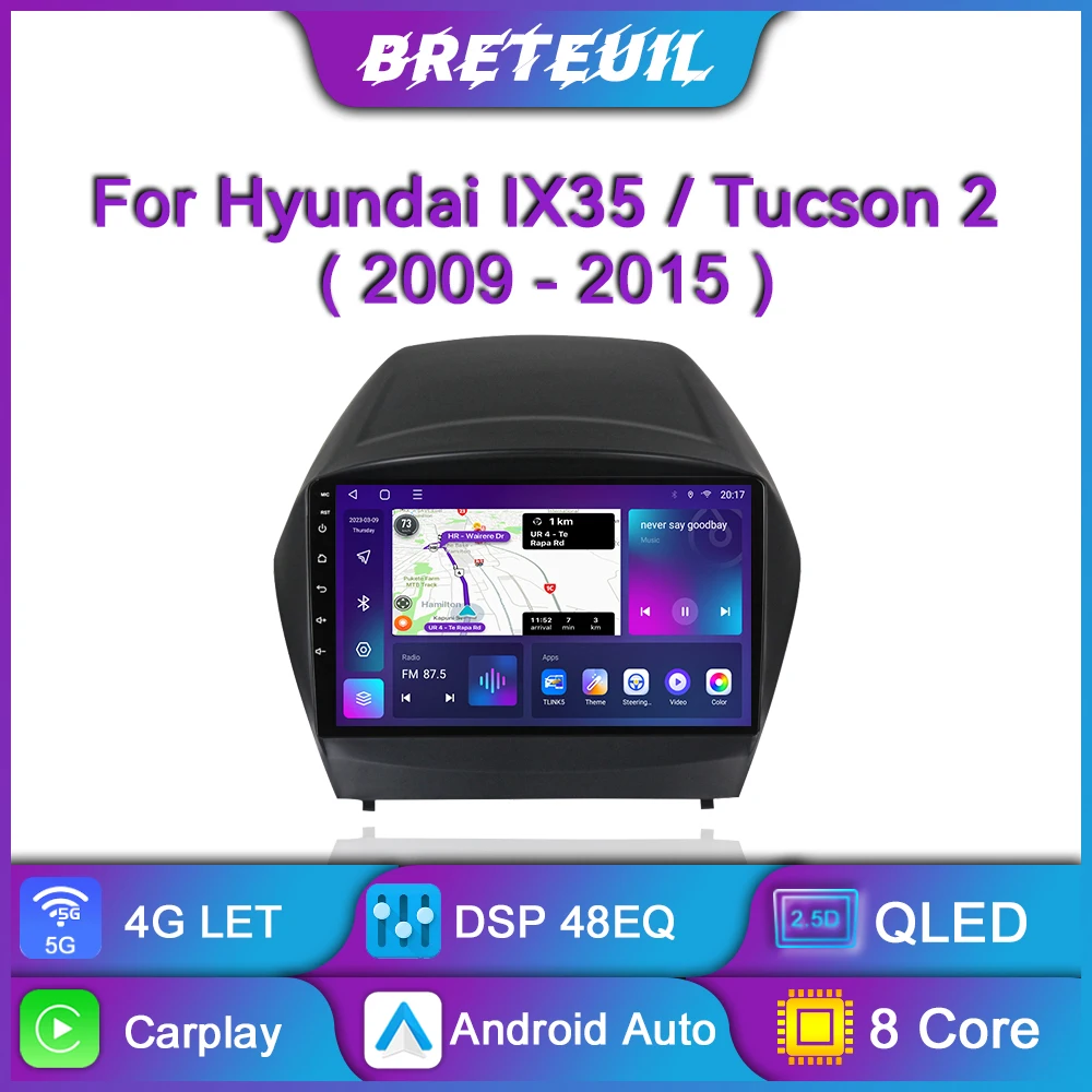 For Hyundai IX35 Tucson 2 2009 - 2015 Android Car Radio Multimedia ...