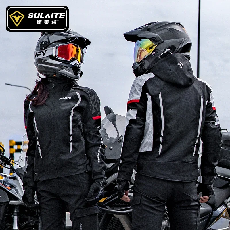 SULAITE Winter Motorcycle Jacket Men Keep Warm Chaqueta Moto Jackets ...