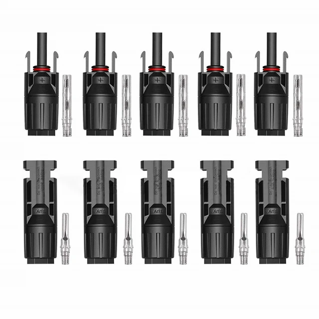 10 Pairs Male and Female Solar Panel Connector Used for Solar Cable ...
