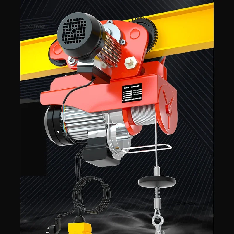 Modern Mini Electric Hoist for Home 220V with 4-wheel Trolley Design ...