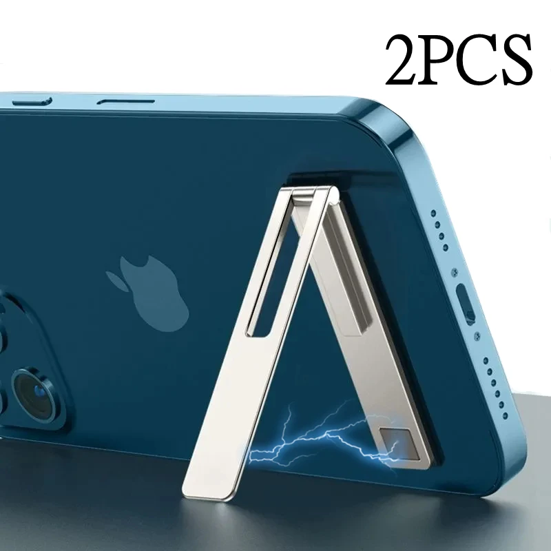 Magnetic-Ultra-Thin-Foldable-Mobile-Phone-Holder-Bracket-Metal-Desktop ...