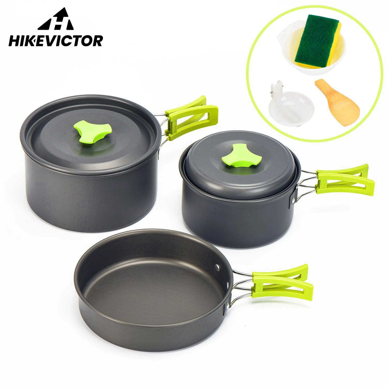 Hikevictor-Camping-Cookware-Set-Aluminum-Portable-Outdoor-Tableware ...
