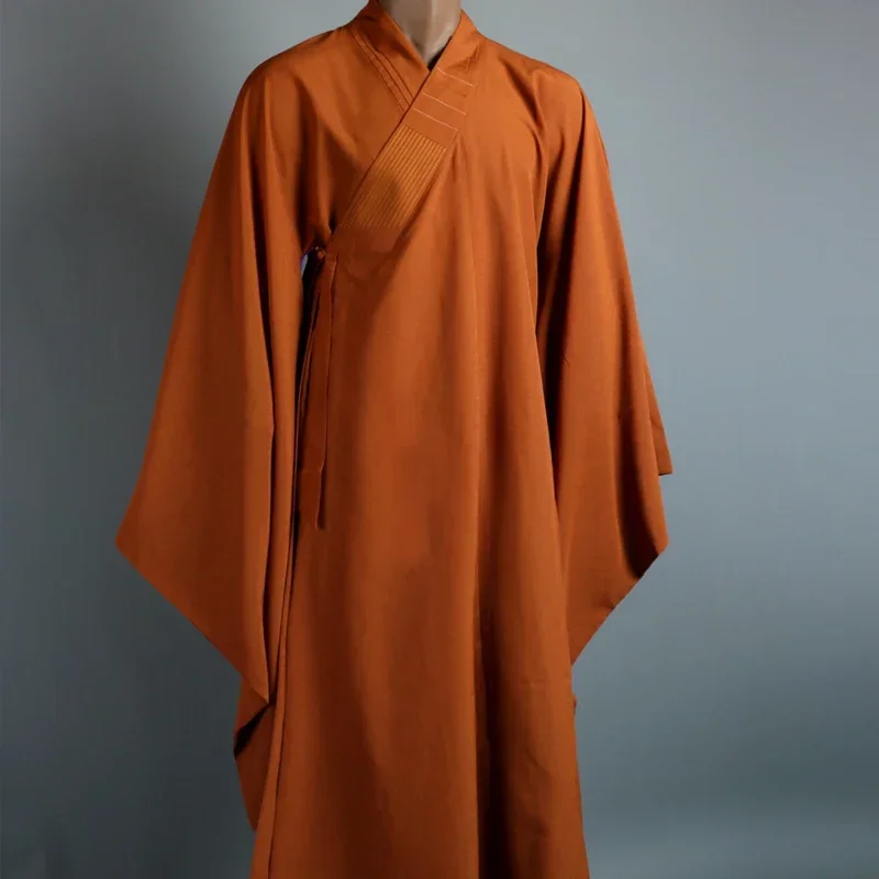 Shaolin Monk Kung Fu Suits Meditation Uniforms Buddhist Zen Lay Robe ...