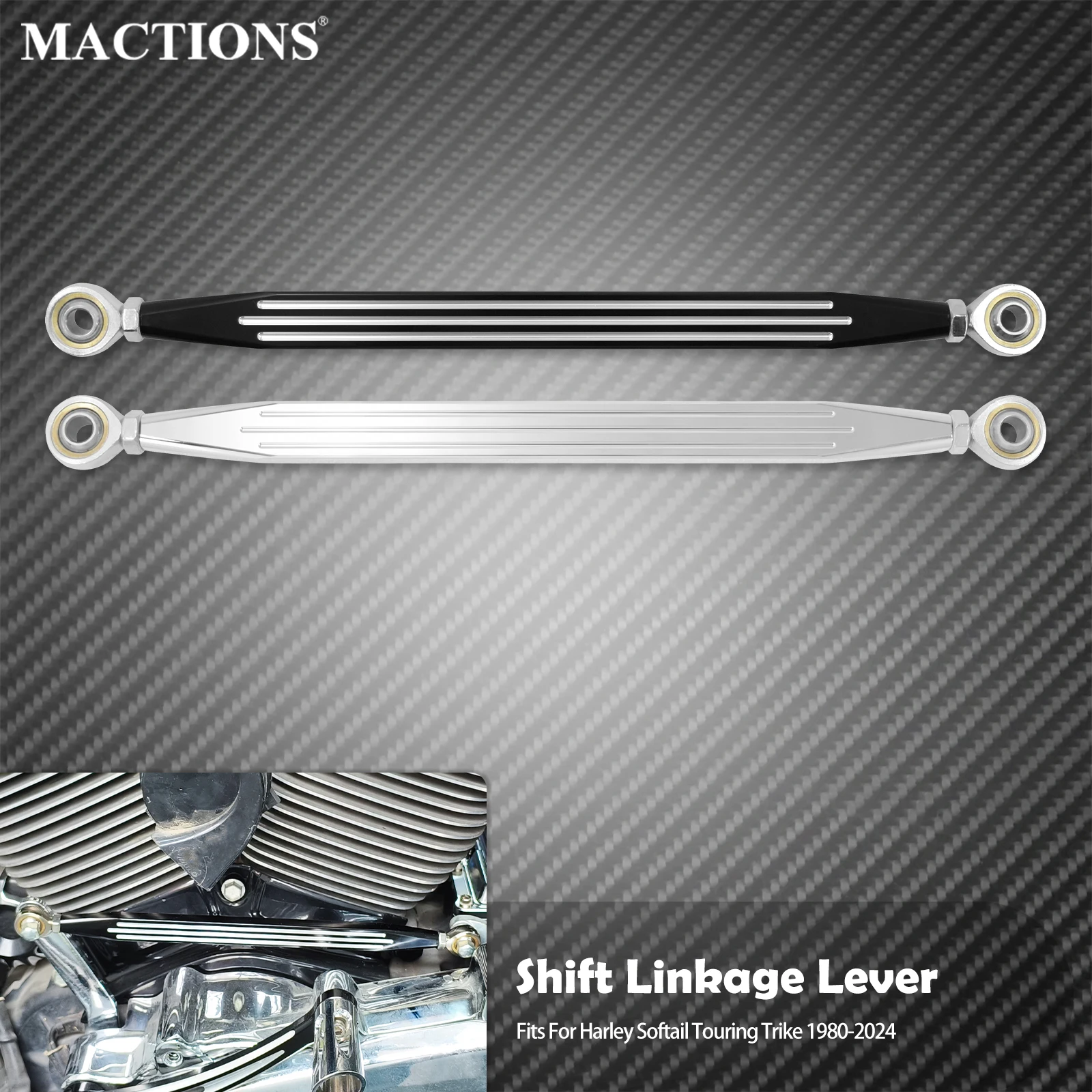 Motorcycle Gear Shift Lever Aluminum Linkage For Harley Touring Electra ...