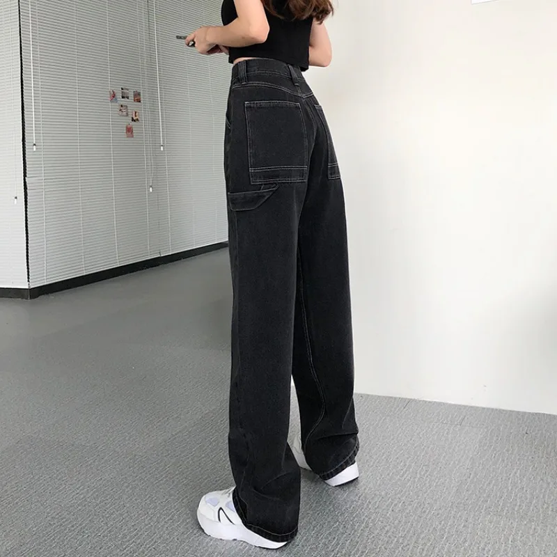 New-jeans-Women-2020-Autumn-and-Winter-High-Waist-All-Match-Straight ...