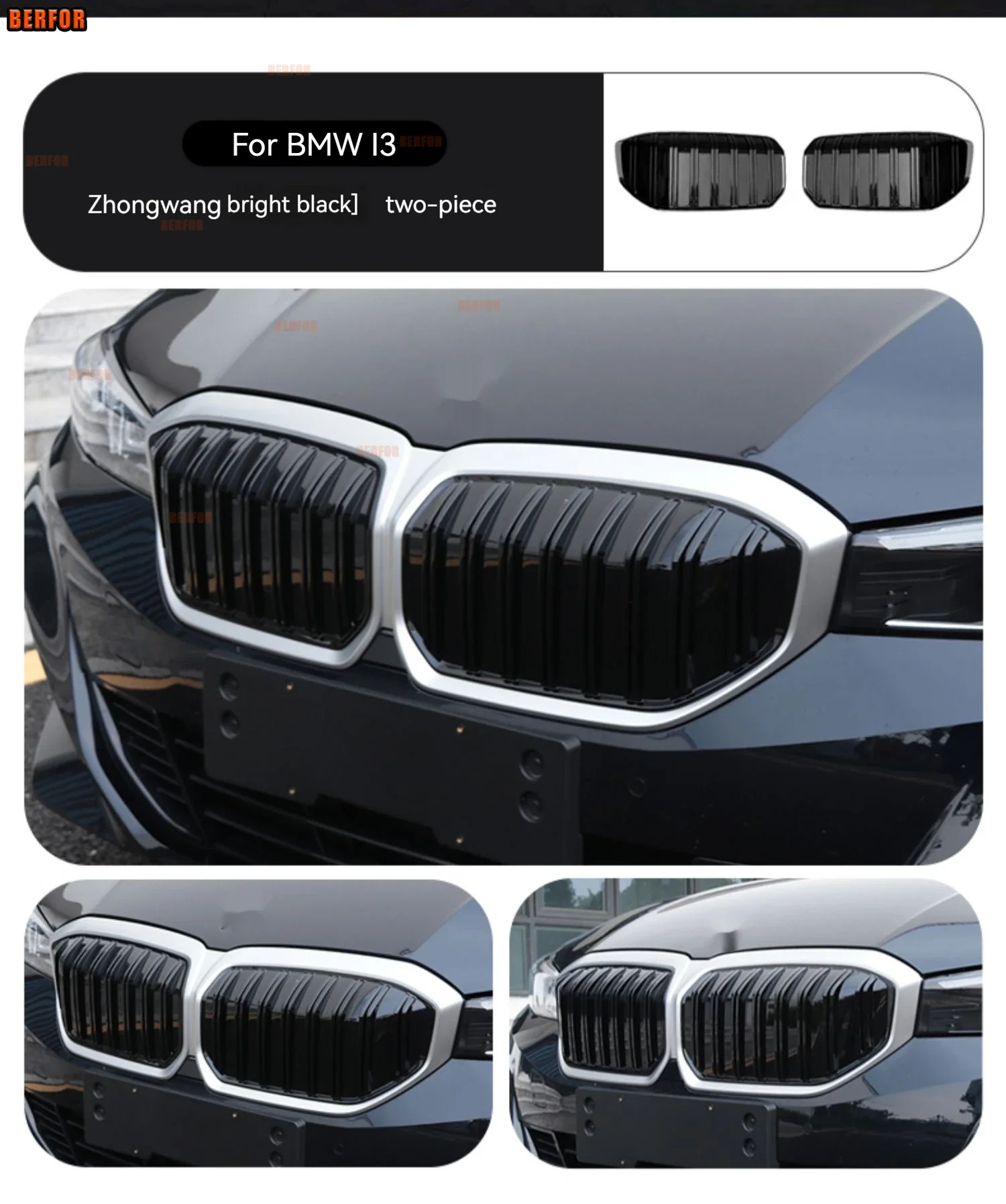 Grille-Car-Modification-Double-Pole-Auto-Accessories-For-BMW-i3-G28 ...