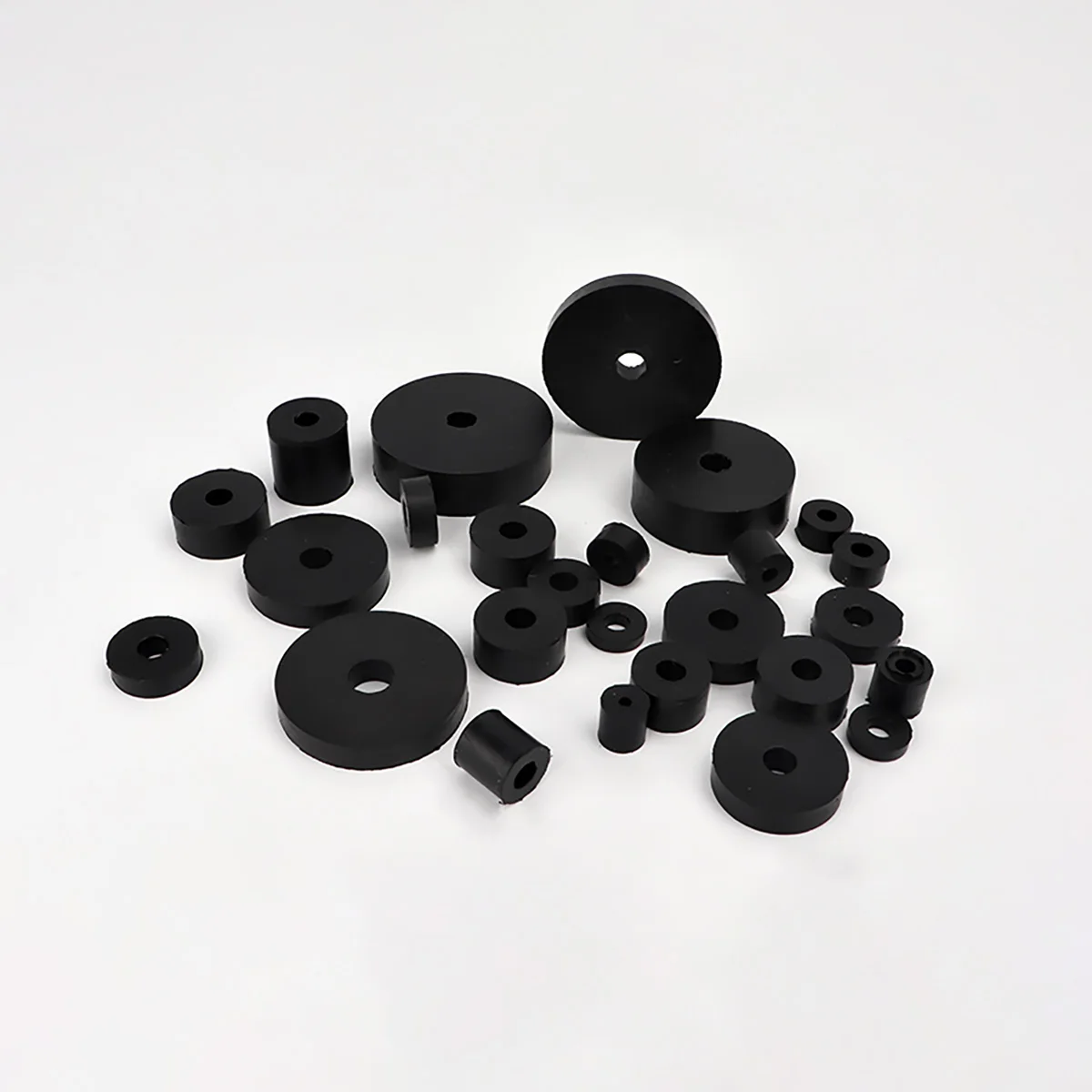 Rubber Spacers 30-Piece Rubber Spacer Assortment - 5 Sizes Anti ...
