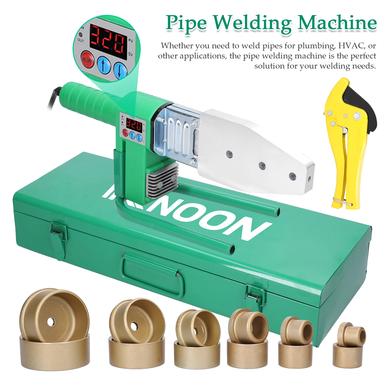 Professional 1000W Digital Pipe Welding Machine Plastics PE Pipe ...