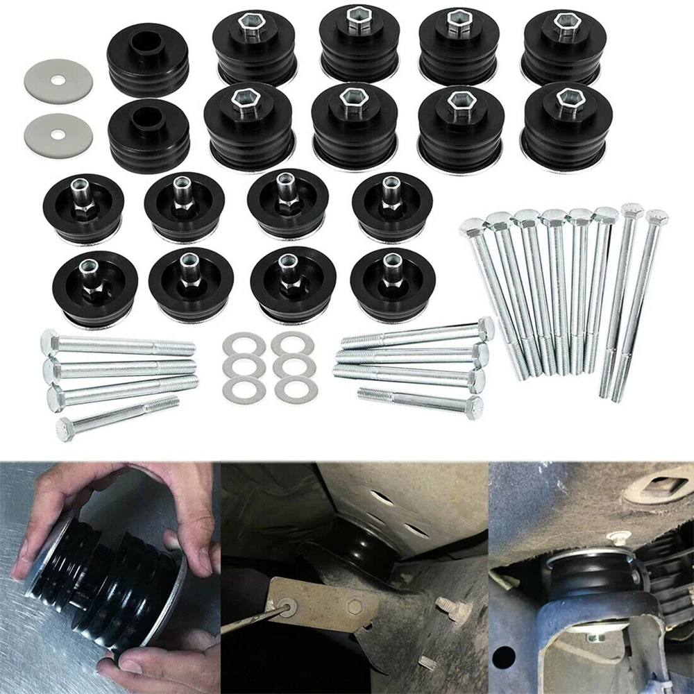 KF04060BK Polyurethane Body Cab Mount Bushing Kit For Ford F250 F350 ...