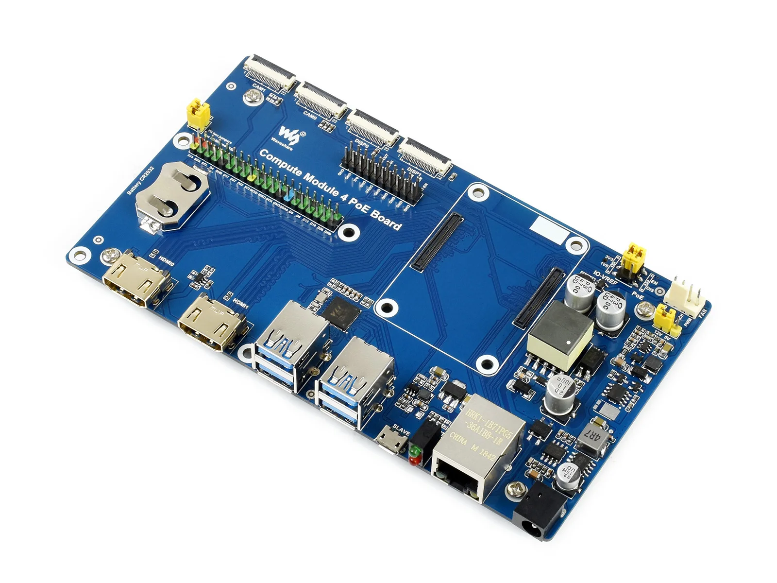 Raspberry-Pi-Compute-Module-4-IO-Board-With-PoE-Feature-For-All ...