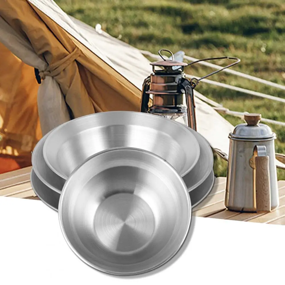 4Pcs-Set-Camping-Bowls-Plates-Universal-Picnic-Barbecue-Bowls-Plates ...