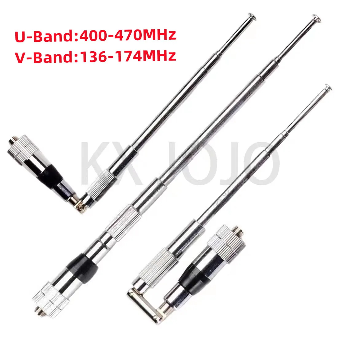 Hand-held-Walkie-TalkiesTelescopic-Antenna-Stainless-Steel-High-Gain ...