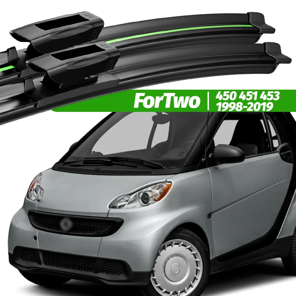 For-Smart-ForTwo-450-451-453-1998-2019-2pcs-Front-Windshield-Wiper ...