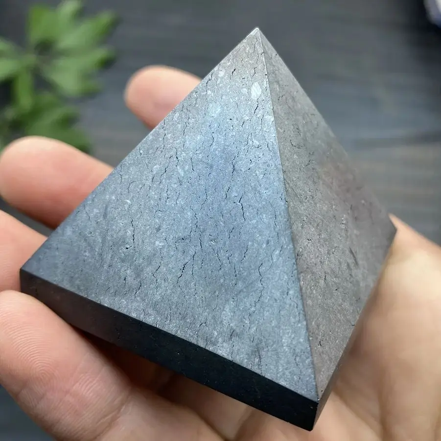 Natural Shungite Crystals Pyramid Tower Healing Reiki Protection Energy ...