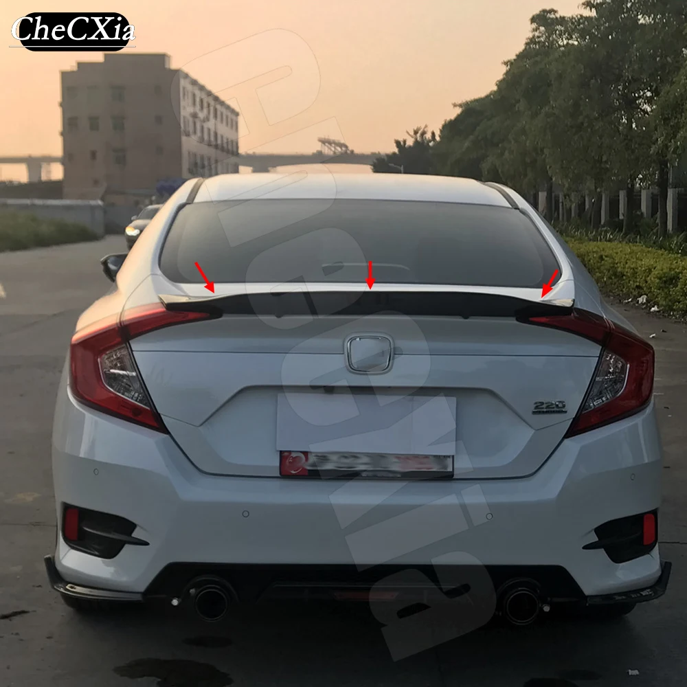 Suitable-For-2016-2021-Honda-10th-Generation-Civic-With-Glossy-Black ...