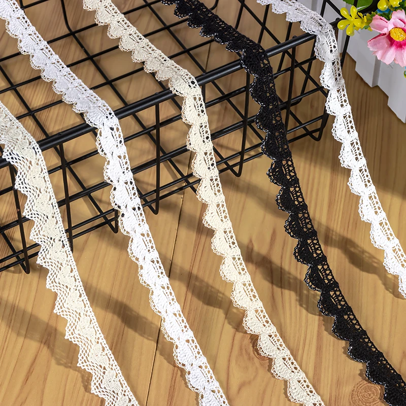 Embroidery-Trimmed-Lace-for-DIY-Clothes-White-Beige-Gold-Silver-Thread ...