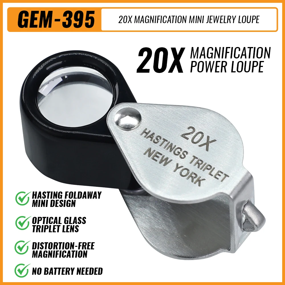 20X-Jewelry-Magnifying-Glass-Pocket-Triplet-Lens-Loupe-Magnifier-Mini ...