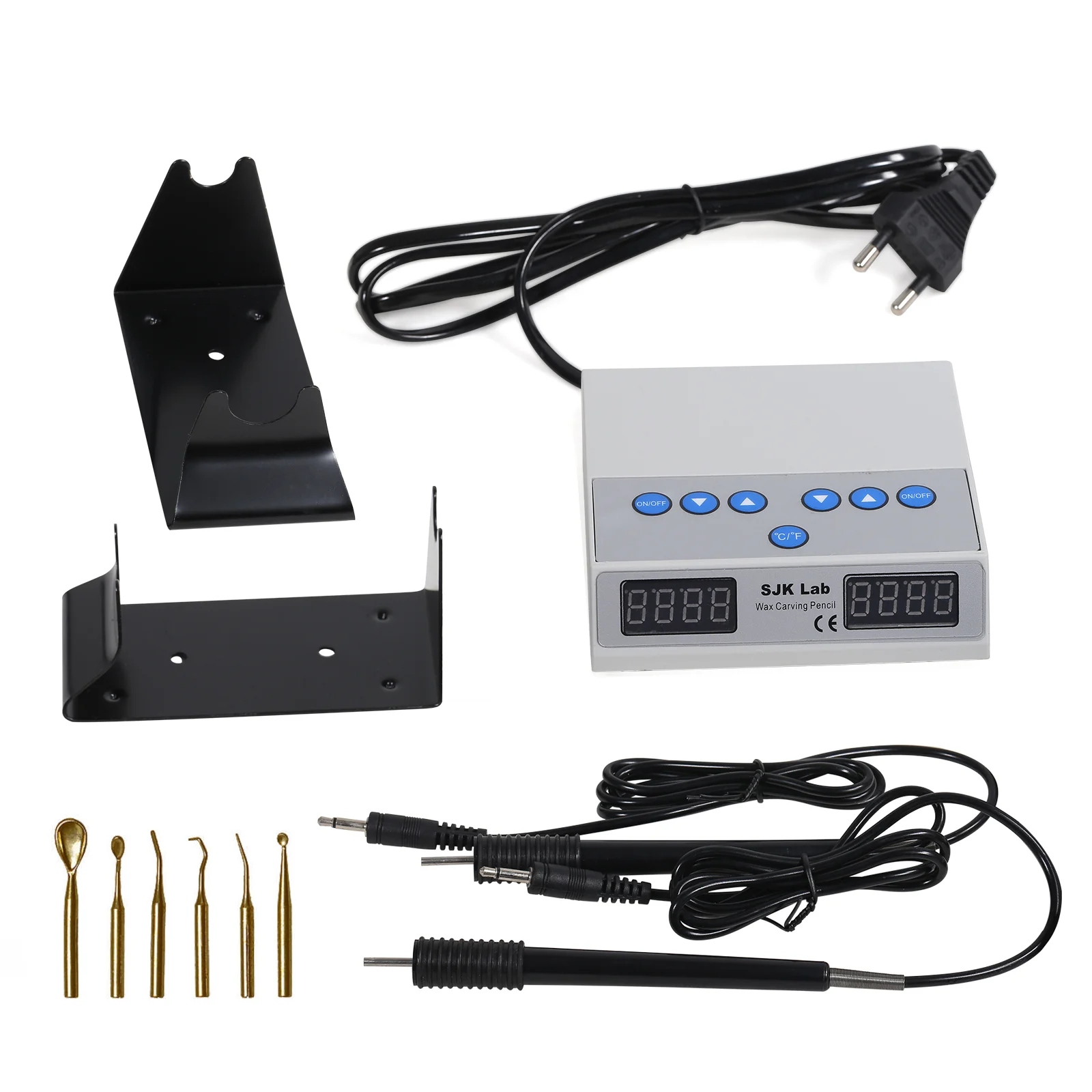 Dental-Lab-Electric-Waxer-Wax-Knife-Carving-Pencil-Pen-6-Pot-Tips-with ...