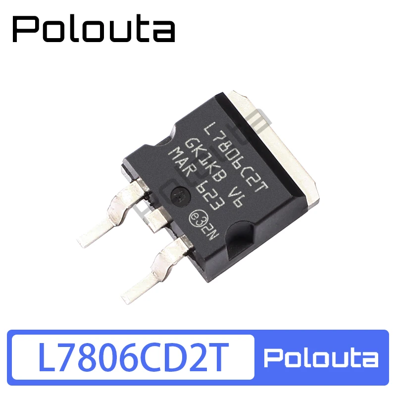 10 Pcs Polouta L7806CD2T TO 263 Voltage Regulator Transistor DIY ...